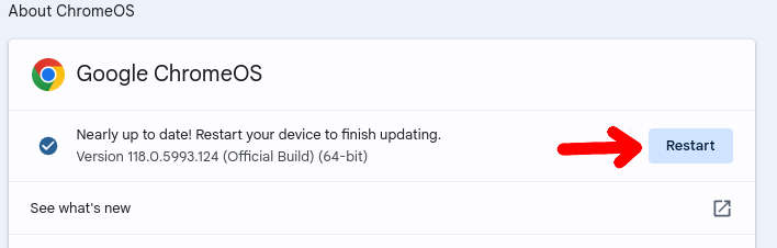 Updating a Chromebook – MASD Help Center